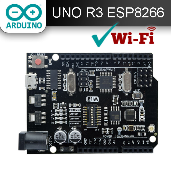 Arduino Uno R3 Wifi контроллер Esp8266 Mega328 Micro Usb порт купить в Екатеринбурге